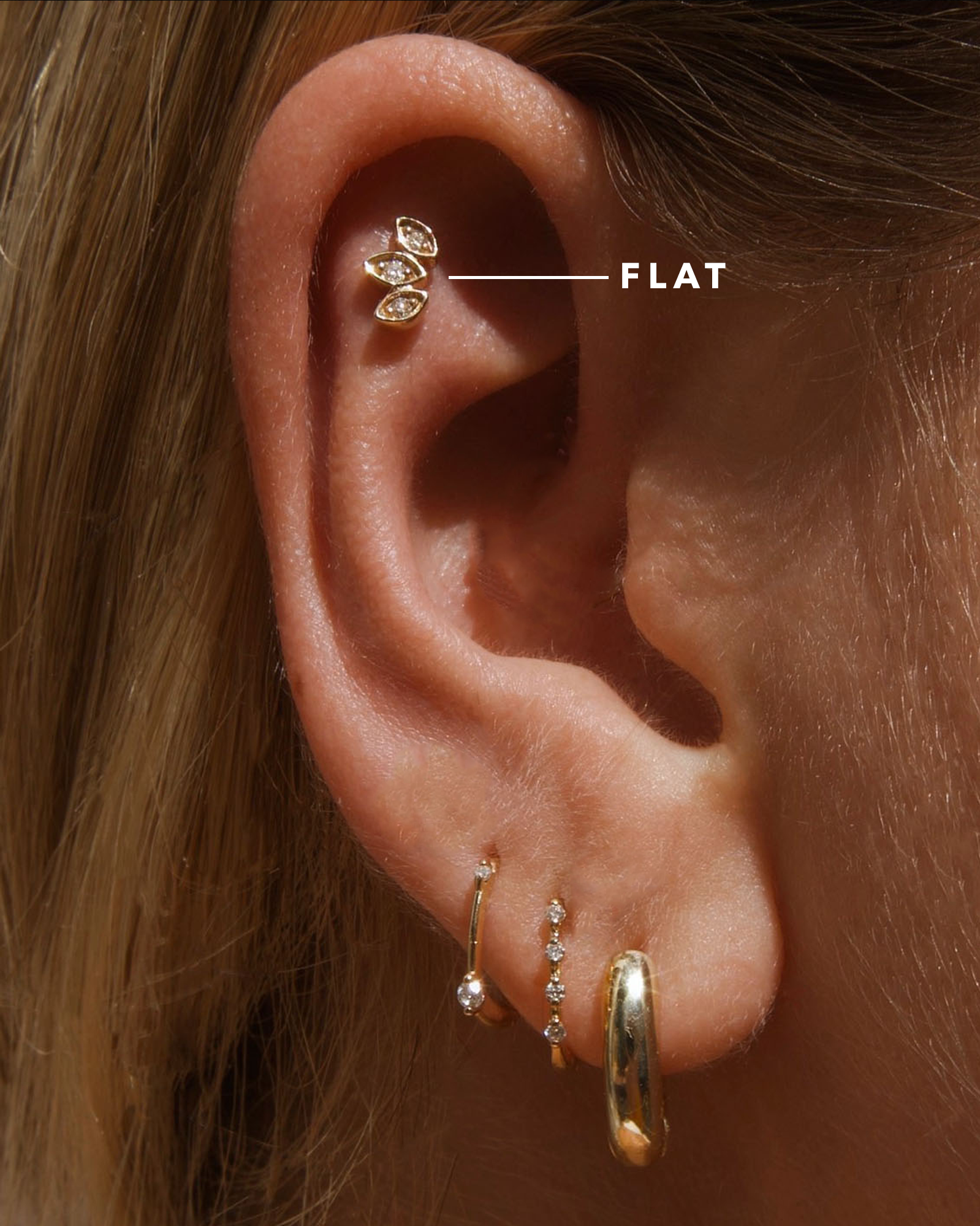 Flat Piercings | Mod + Jo