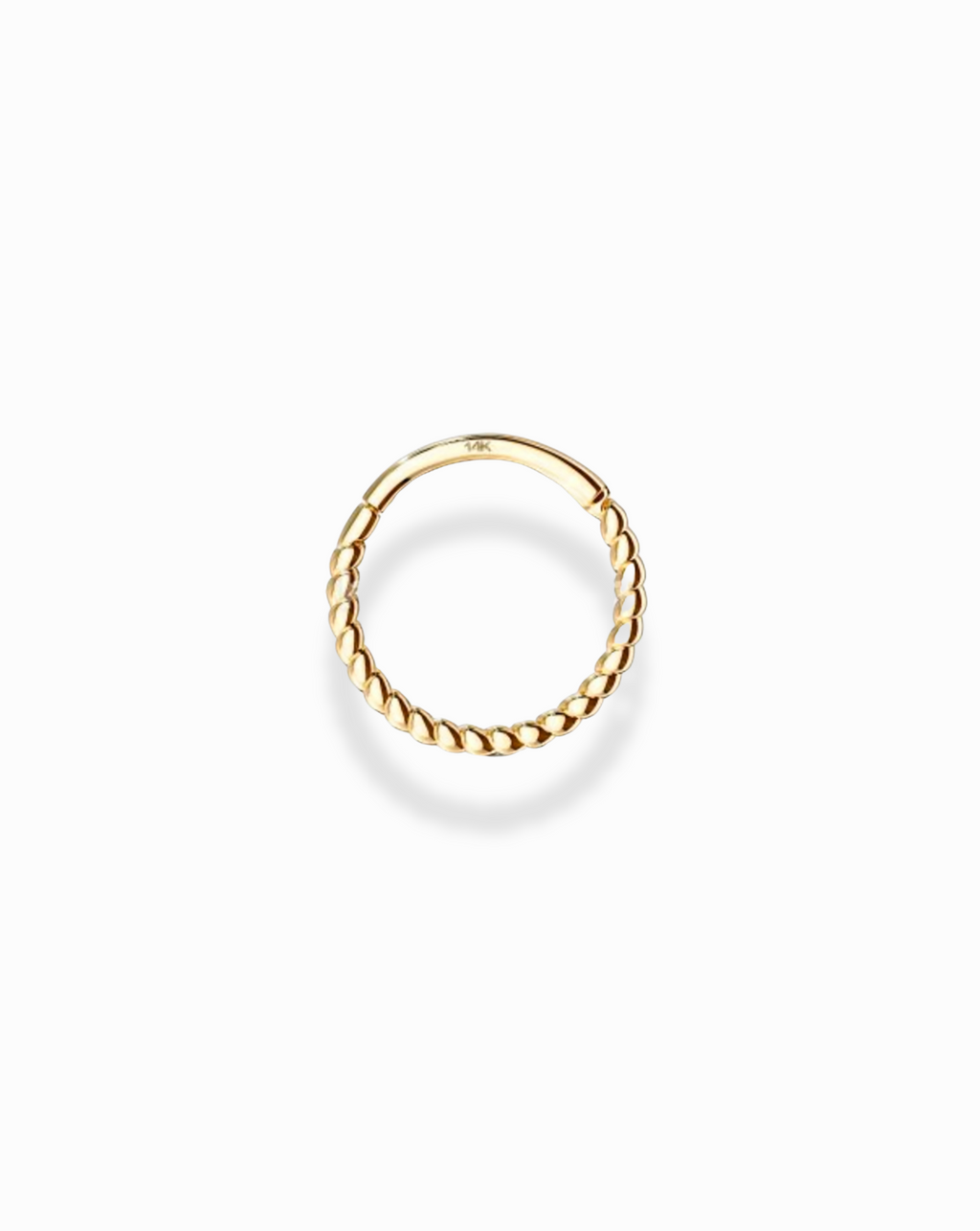 14k Lasso Hoop | Mod + Jo