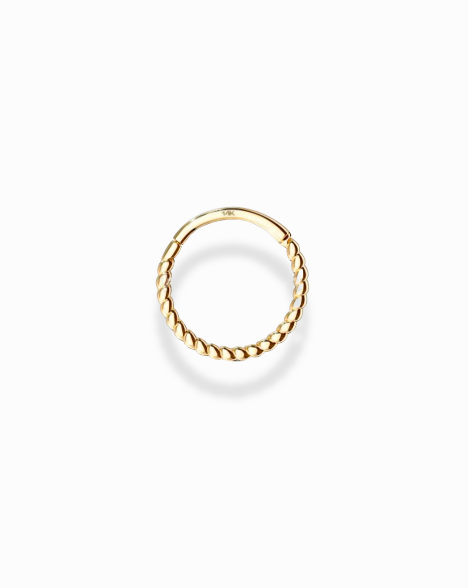 14k Lasso Hoop | Mod + Jo
