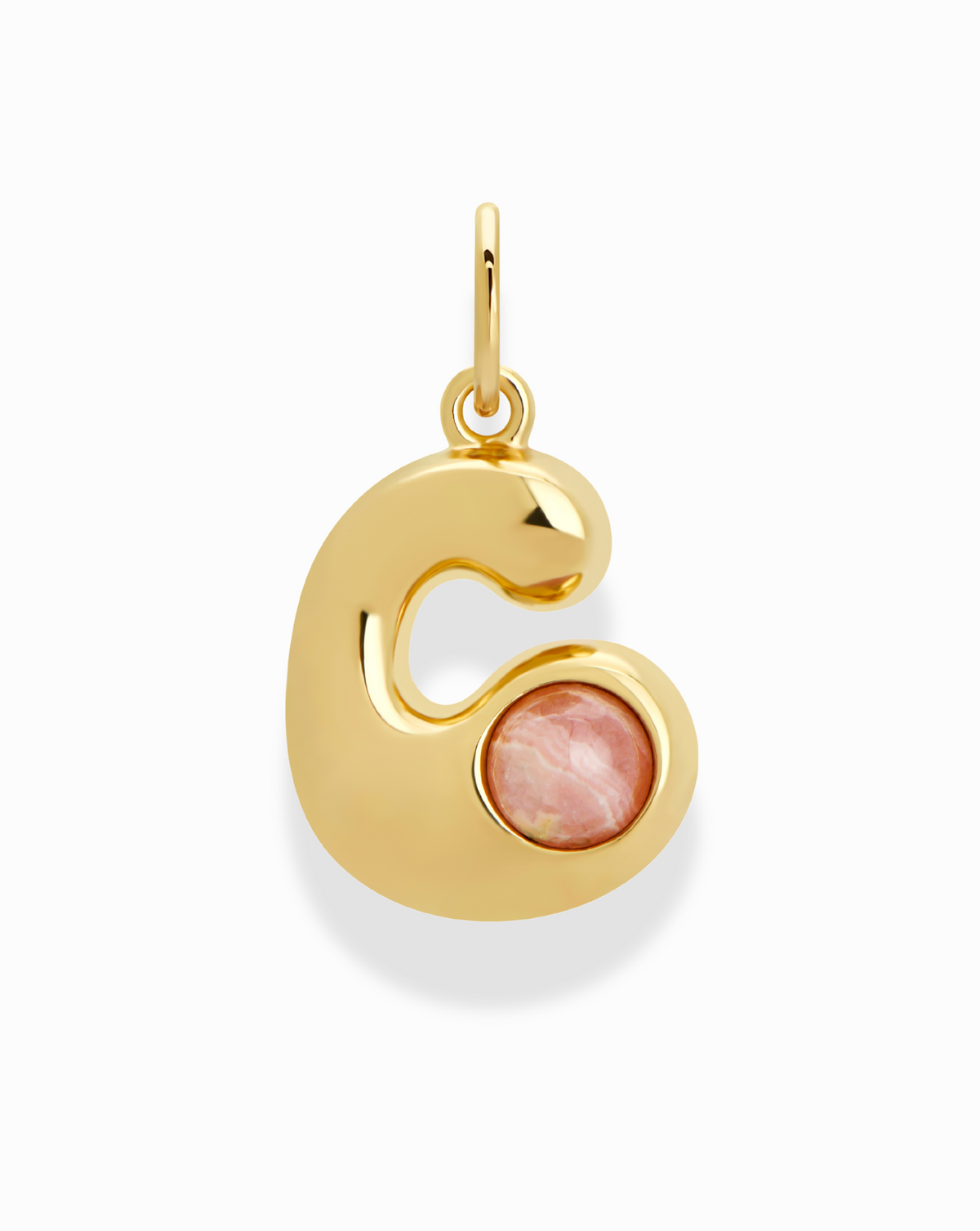 Thea Bubble Letter Charm | Mod + Jo