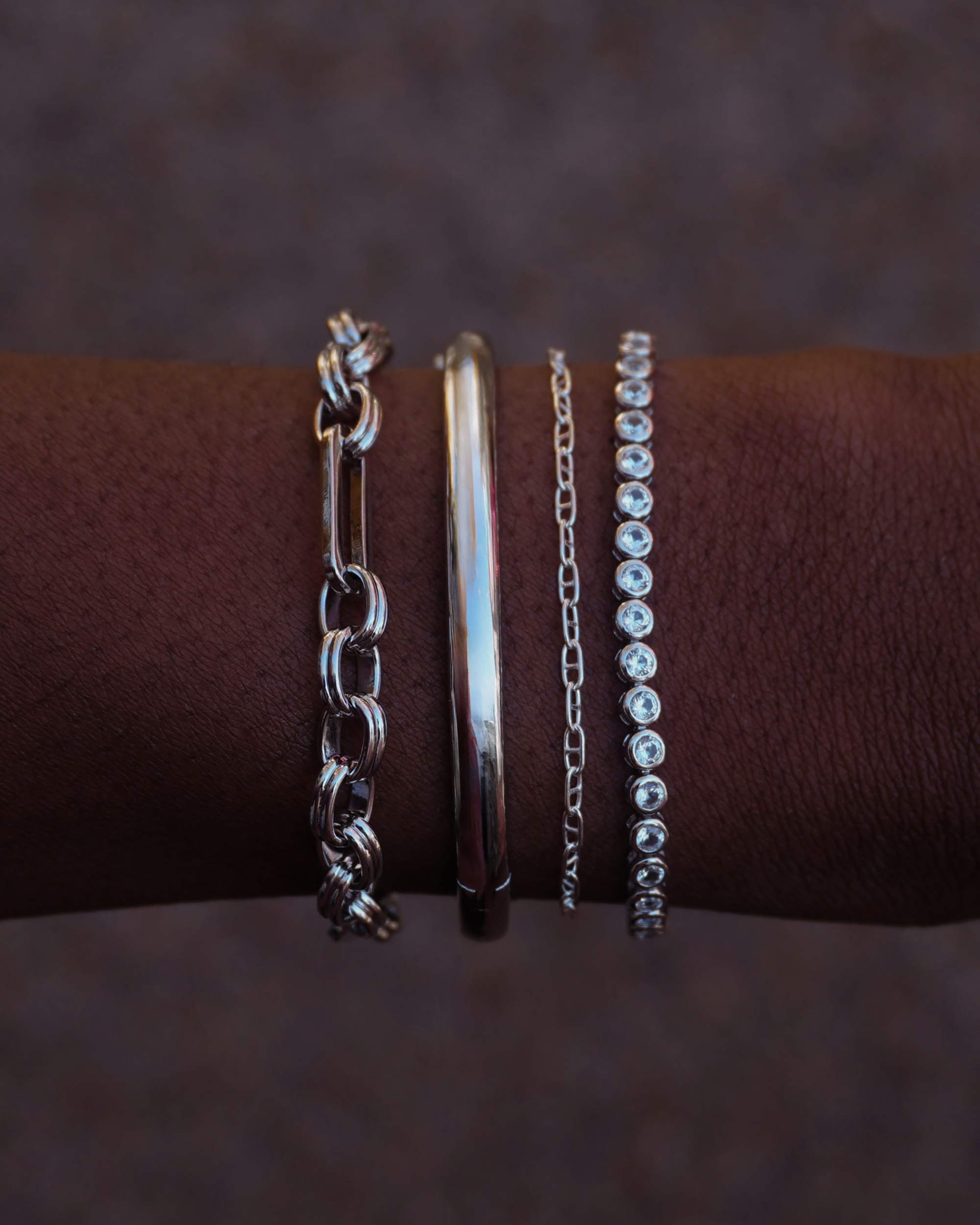 Tate Dome Bangle | Mod + Jo
