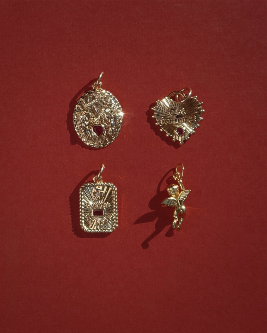 Esme French Heart Charm | Mod + Jo