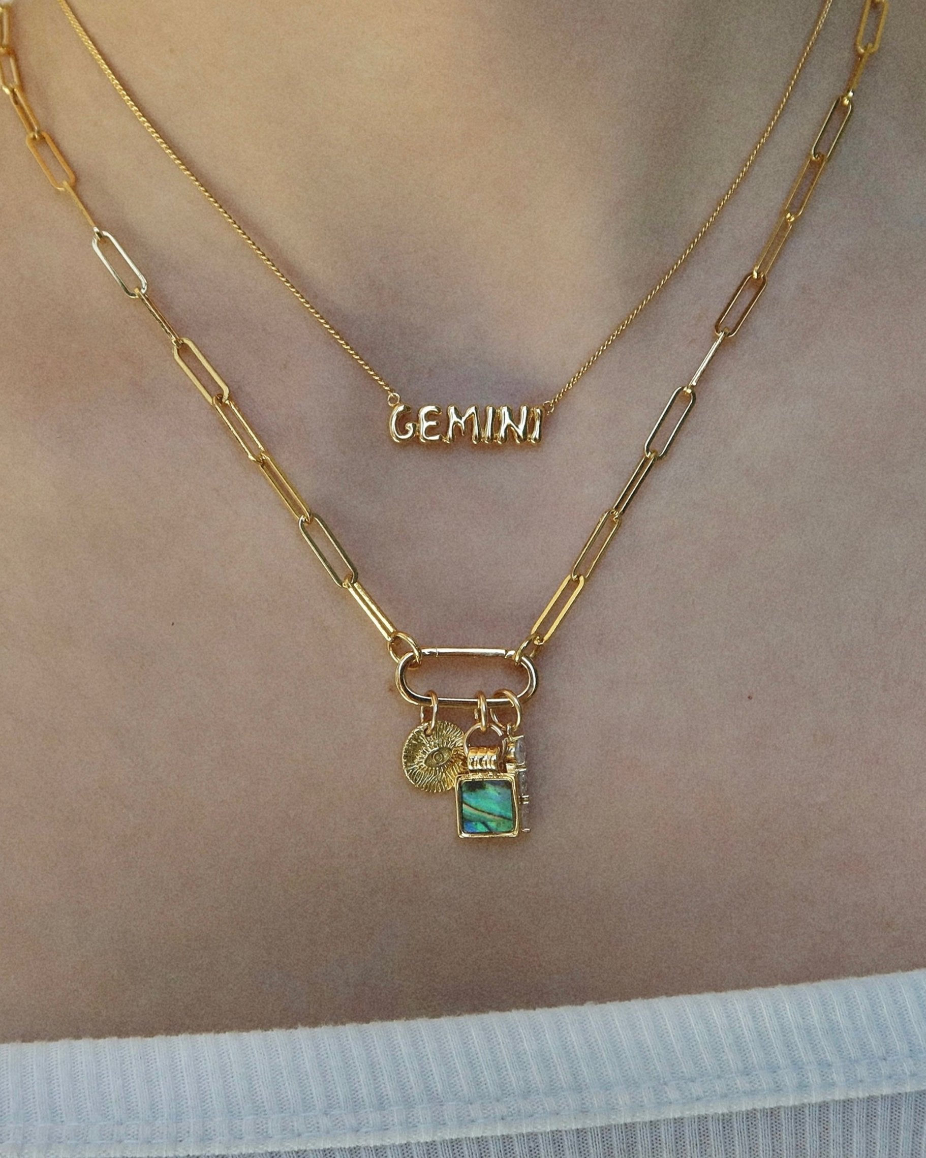 Cosmo Bubble Zodiac Pendant | Mod + Jo