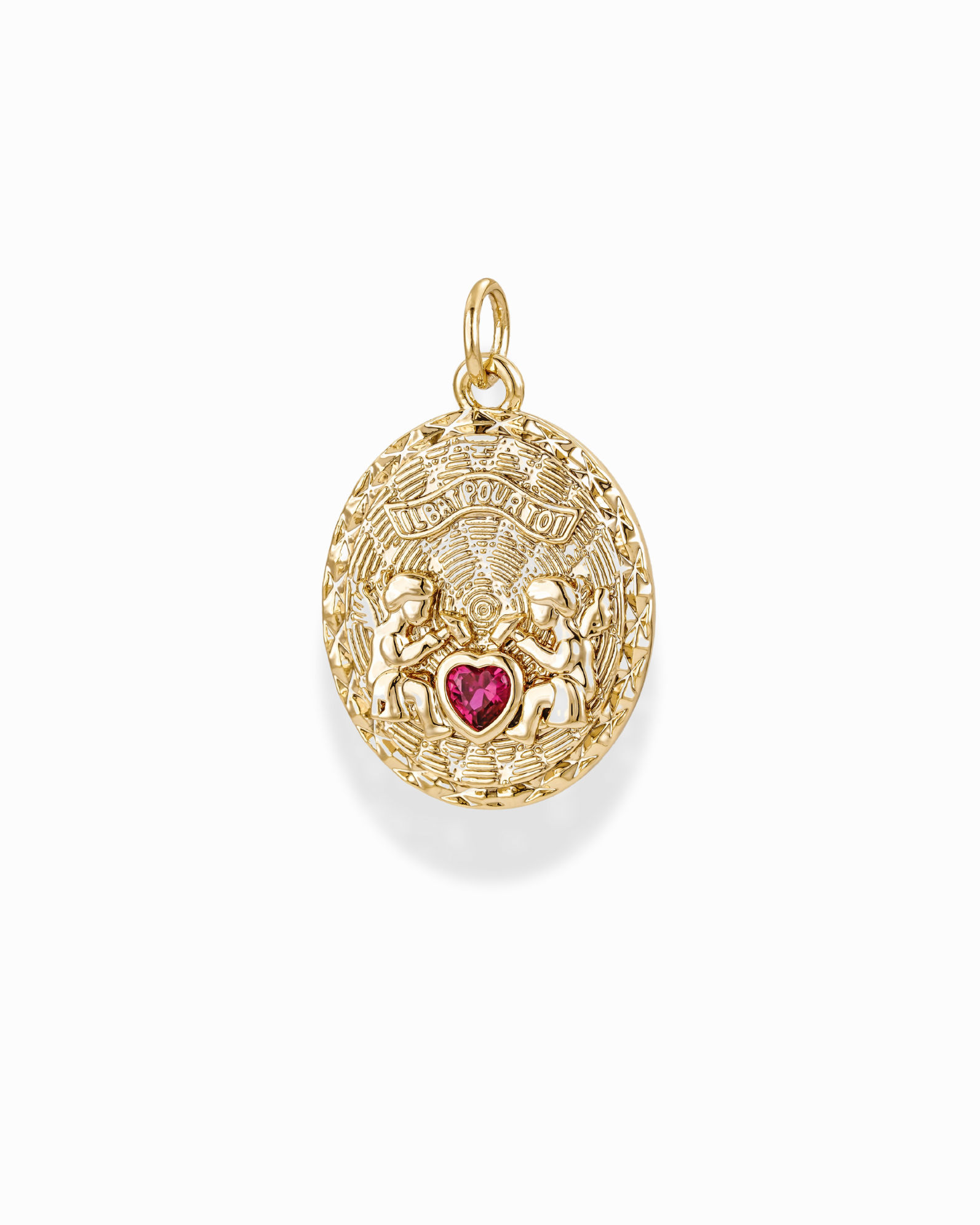 Esme French Heart Charm