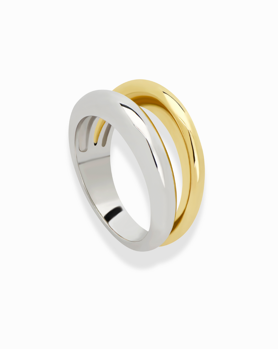 Kyle Two-Tone Ring | Mod + Jo