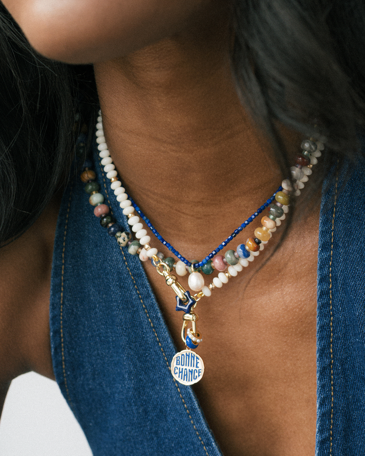 Macey Gemstone Necklace | Mod + Jo