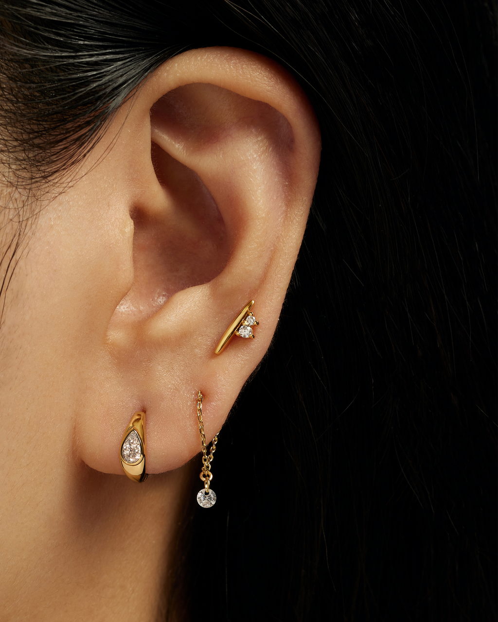 Ida Bar Studs | Mod + Jo